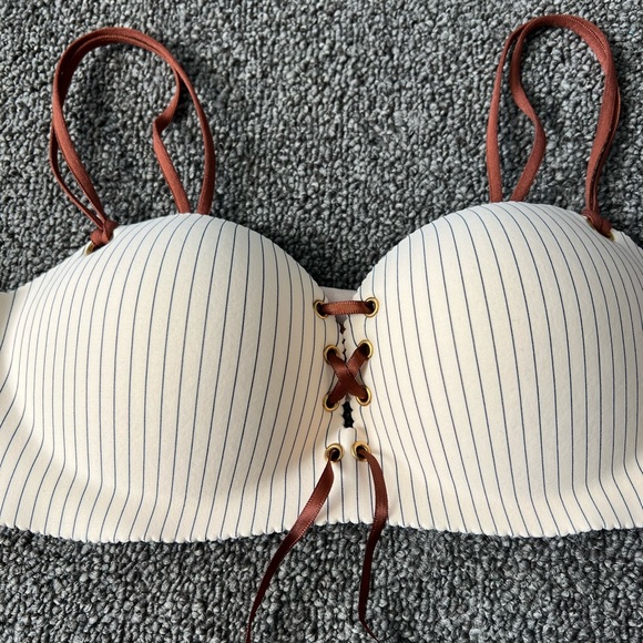 Private Label | Intimates & Sleepwear | Just In Lace Tie Pinestripe ...